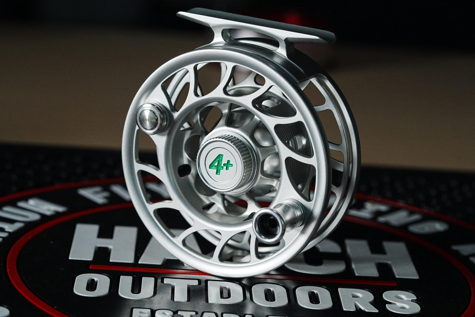Hatch Iconic Fly Reel Freshwater 4 Plus Clear/Forest Green (Limted Edi ...